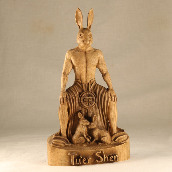 Tu'er Shen statue, Rabbit God, Chinese mythology, queer art, LGBT+ pro ...