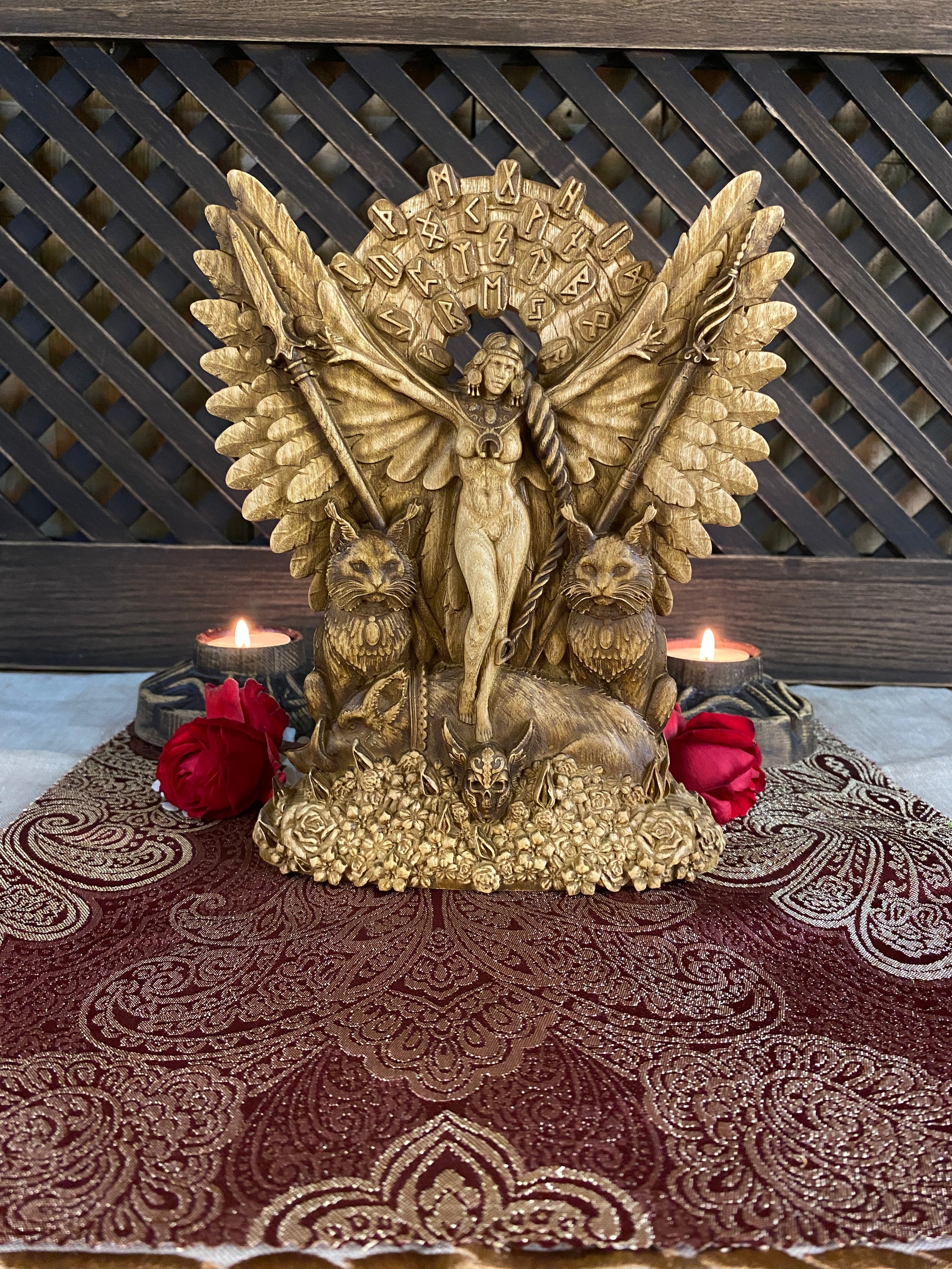 Freya statue Freyja statue Freya Goddess statue Norse gods Norse mytho ...