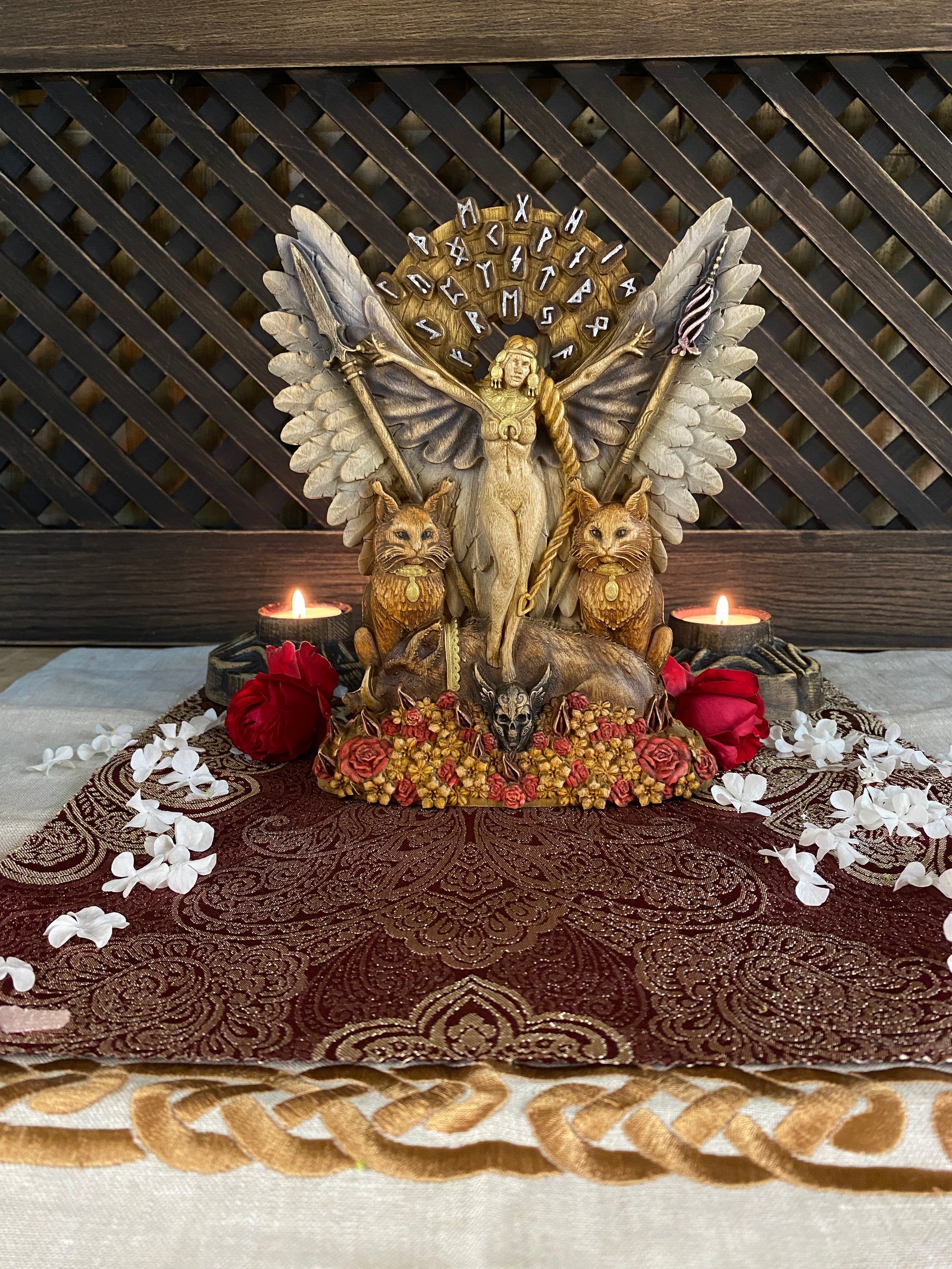 Freya statue Freyja statue Freya Goddess statue Norse gods Norse mytho ...