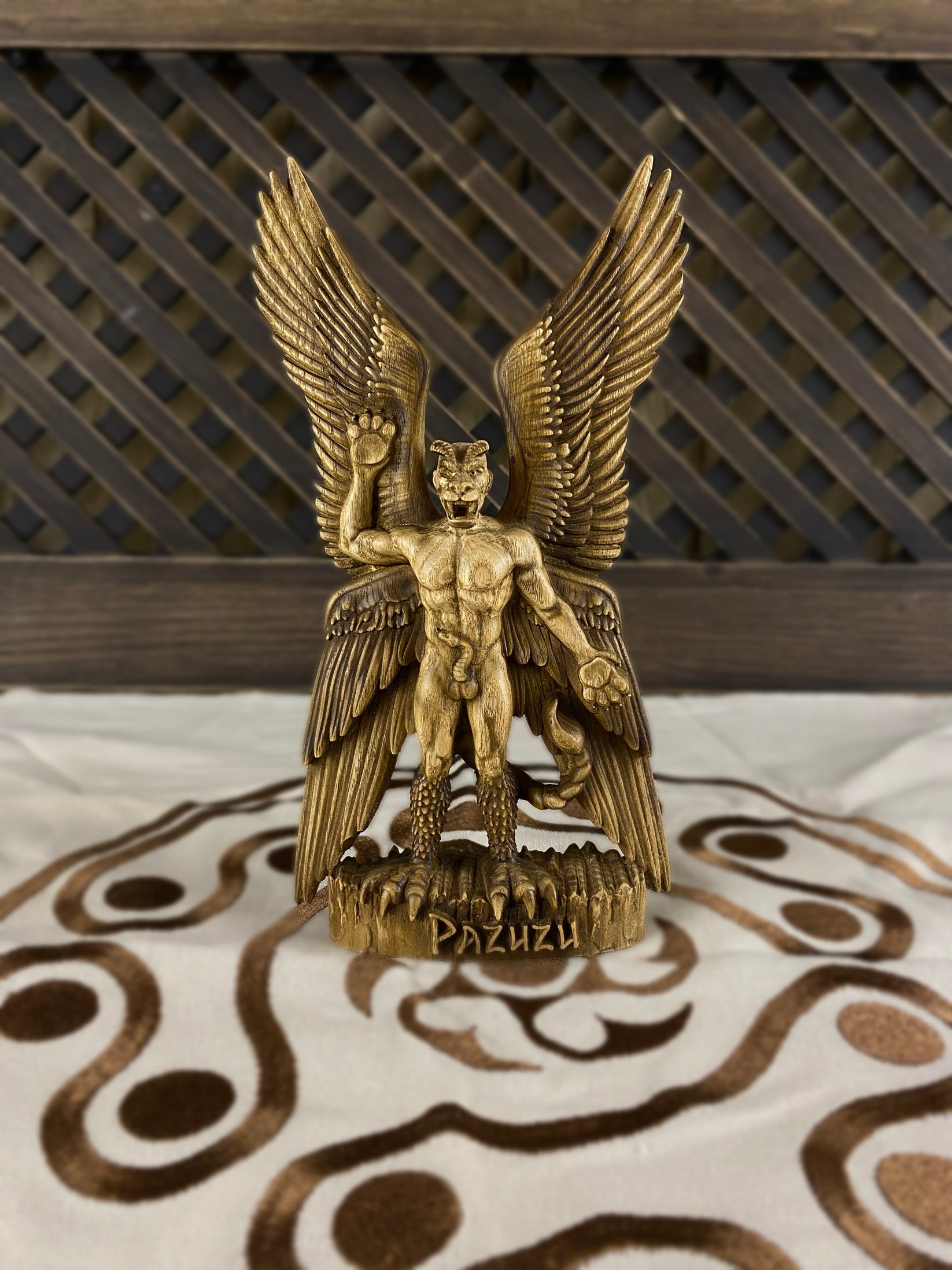 Pazuzu Pazuzu statue Demon statue Pazuzu idol Satanic statue Sumerian ...