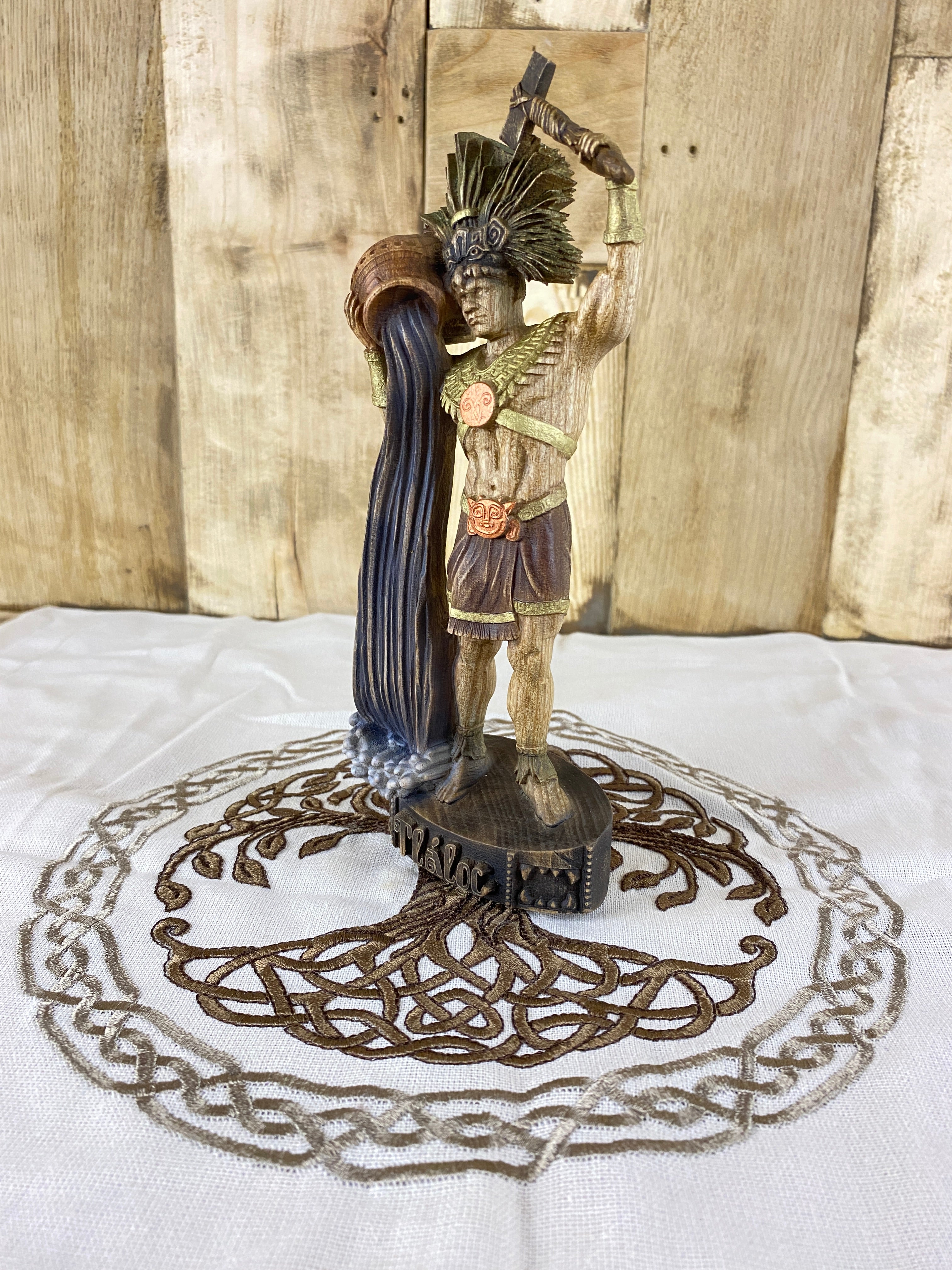 Tlaloc Aztec statue Tlaloc statue God rain Tlaloc god Aztec gods Godde ...