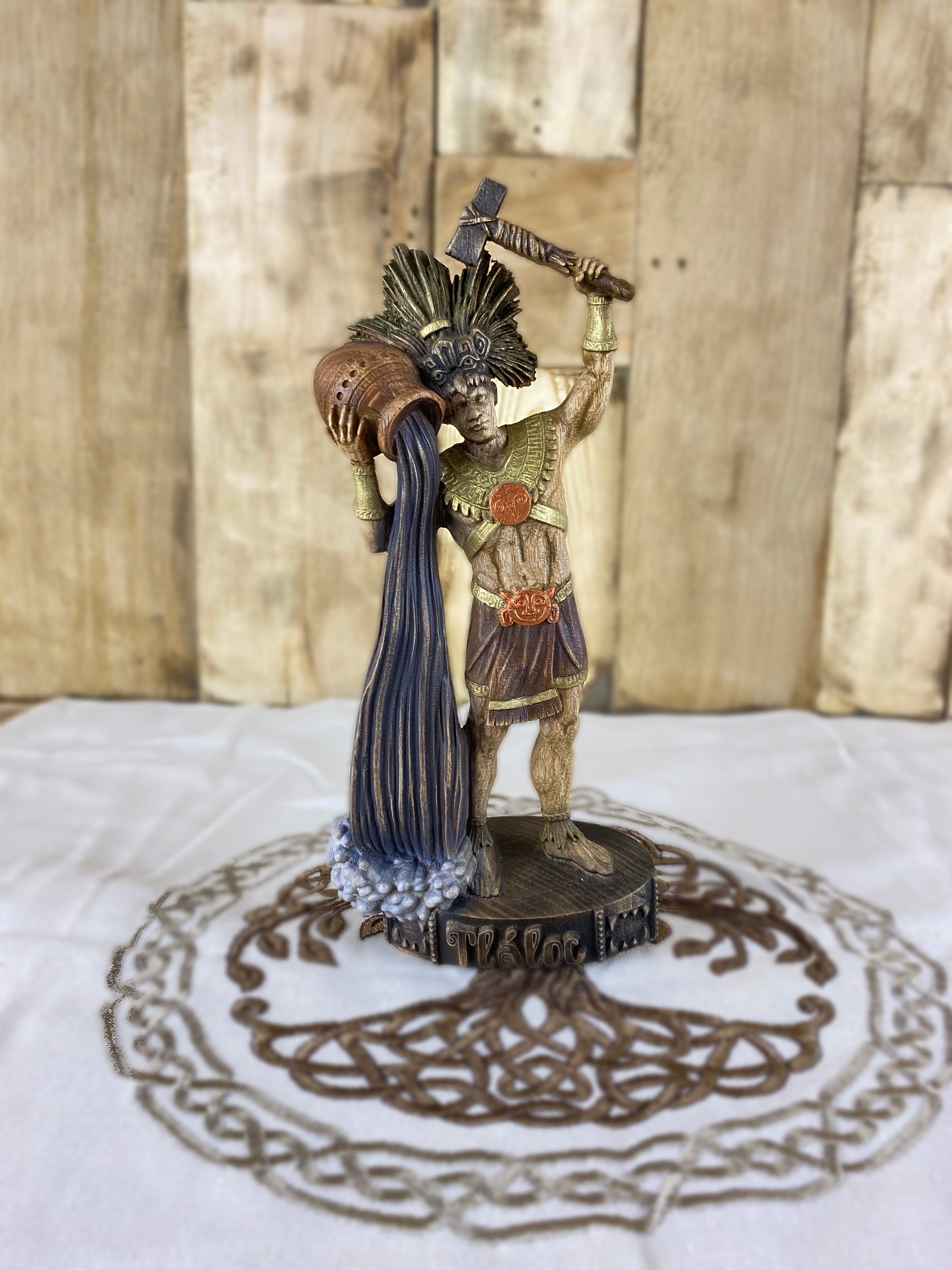 Tlaloc Aztec statue Tlaloc statue God rain Tlaloc god Aztec gods Godde ...