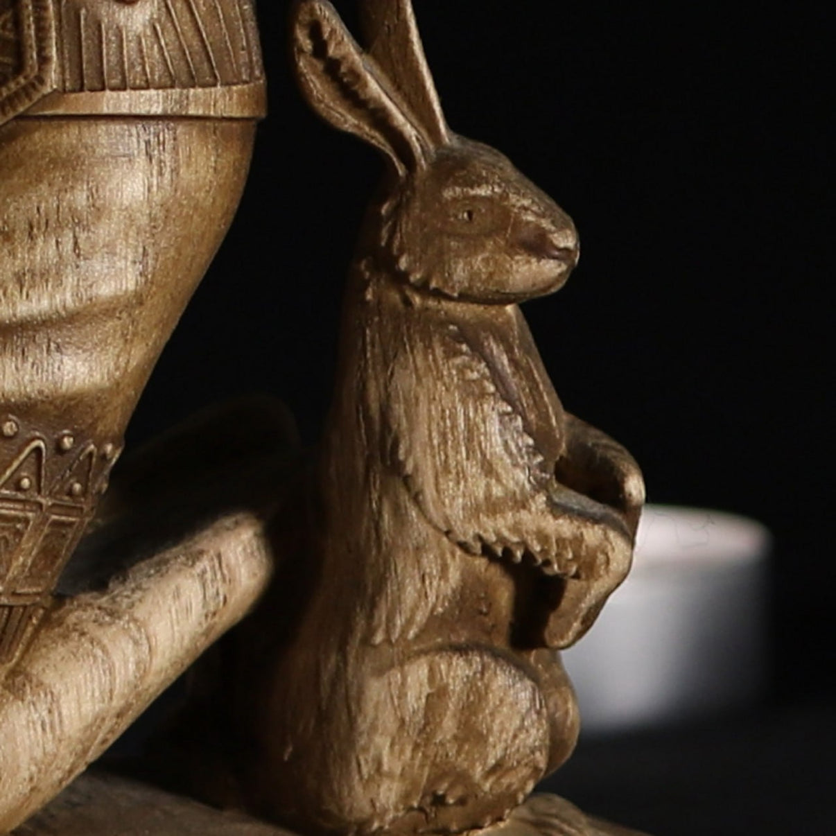 Sacred Wooden Ixchel Statue - Symbol of Feminine Power – Art Carving Shop