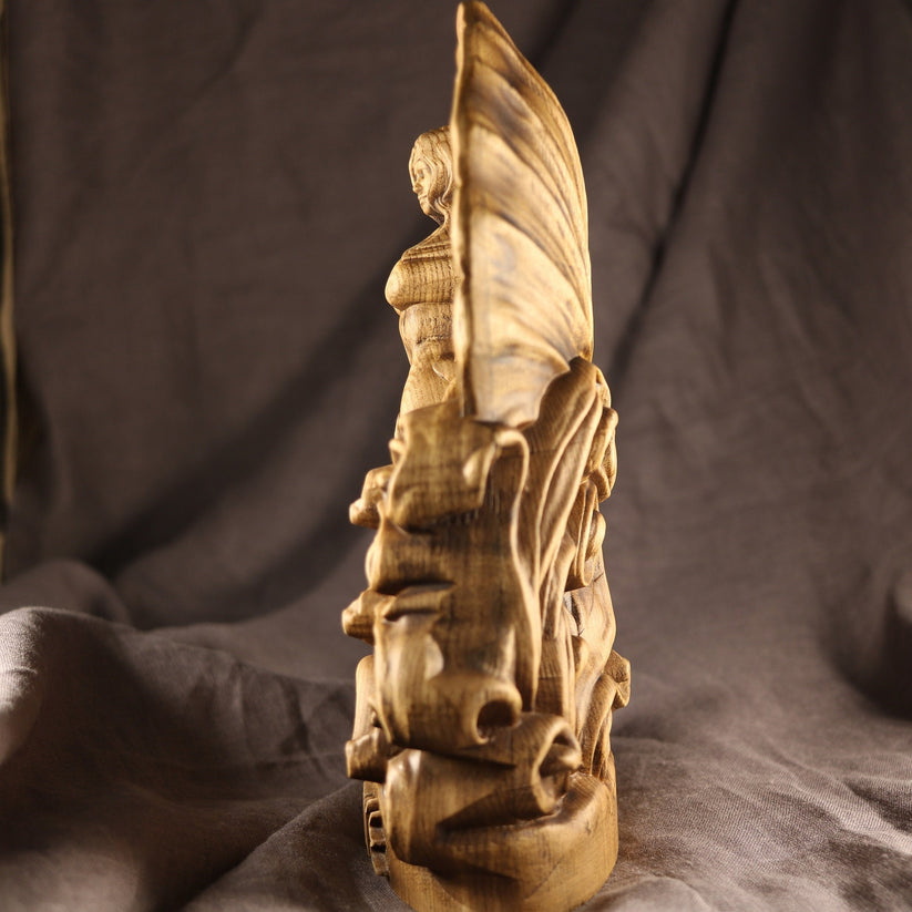 Aphrodite statue, Greek Birthing Goddess, Wooden statue – Art Carving Shop
