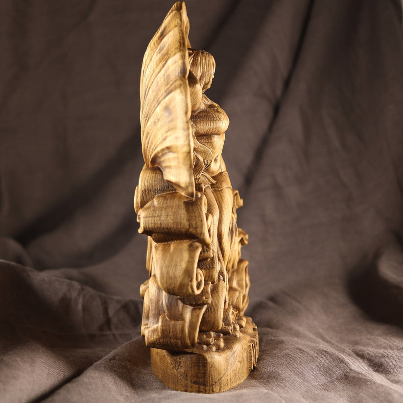 Aphrodite statue, Greek Birthing Goddess, Wooden statue – Art Carving Shop