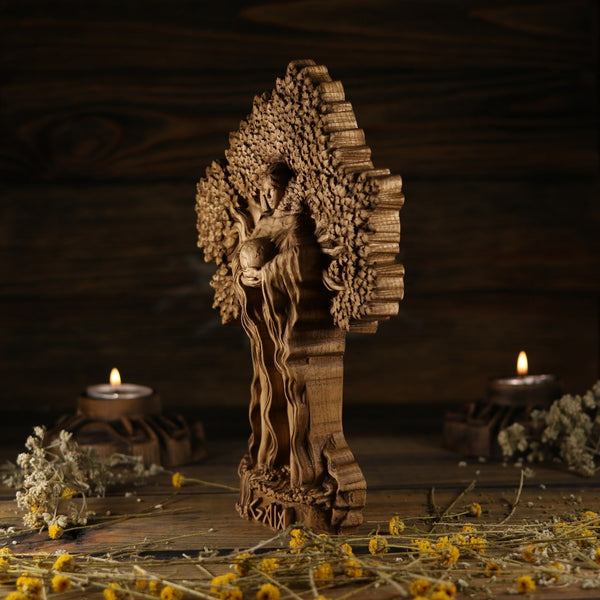 Gaia Sculpture - Goddess of the Earth Statue – Art Carving Shop